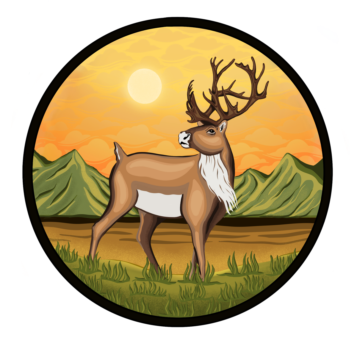 Caribou Print – Jessica Thornton Designs