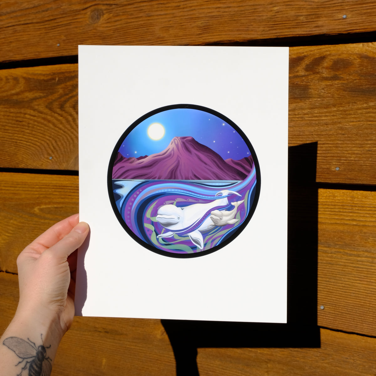 Beluga Dreams Print – Jessica Thornton Designs