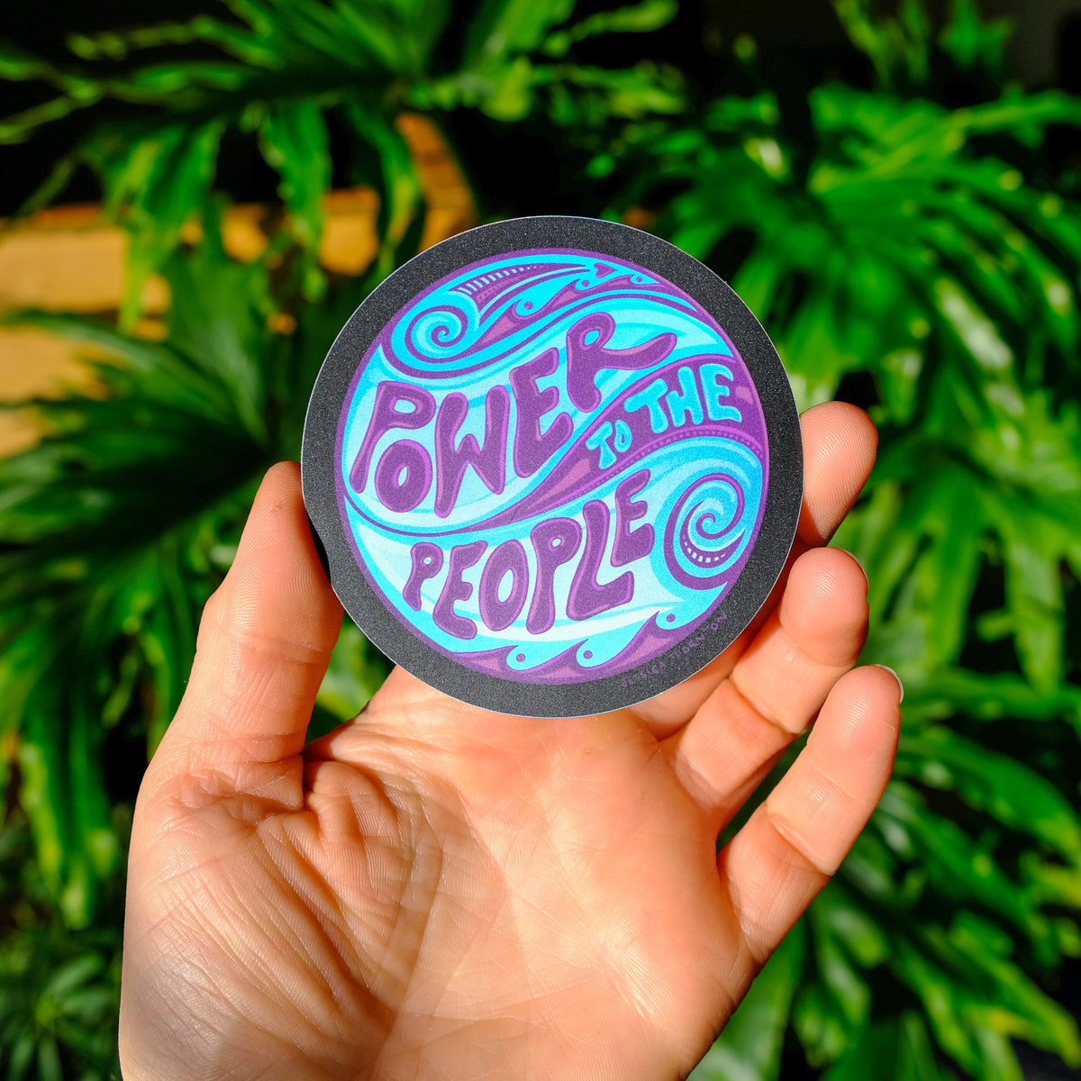 Power to the People Sticker – Jessica Thornton Designs