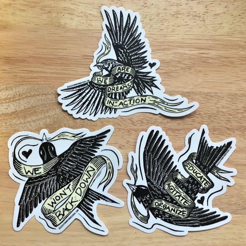 Messenger Bird Sticker Pack – Jessica Thornton Designs
