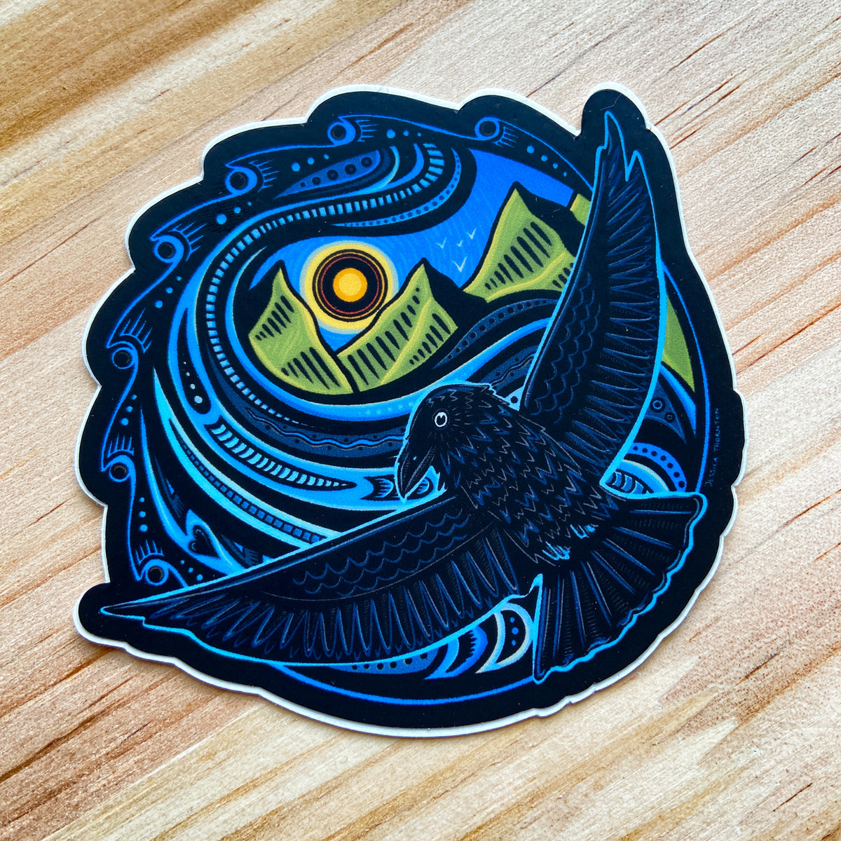 Raven Sticker – Jessica Thornton Designs